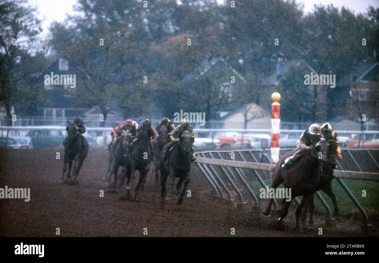 NEW YORK, NY - OCTOBER 1: Jockey Eddie Arcaro aboard Sword Dancer #9 ...