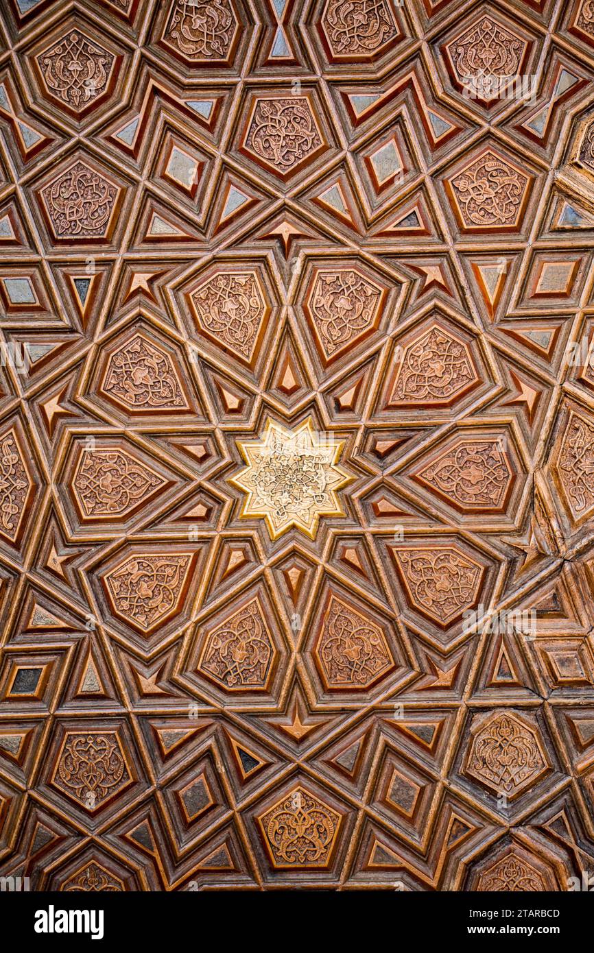 Ottoman Turkish art with geometric patterns on surfaces Stock Photo - Alamy