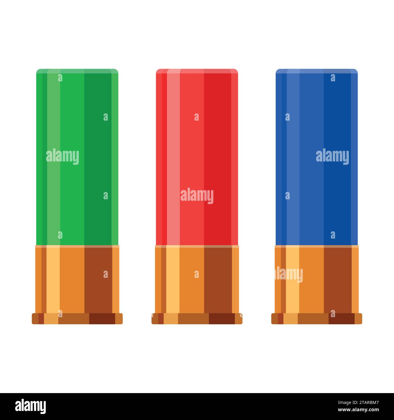 Shotgun shell hunting cartridges vector set. Bullets shot gun isolated ...