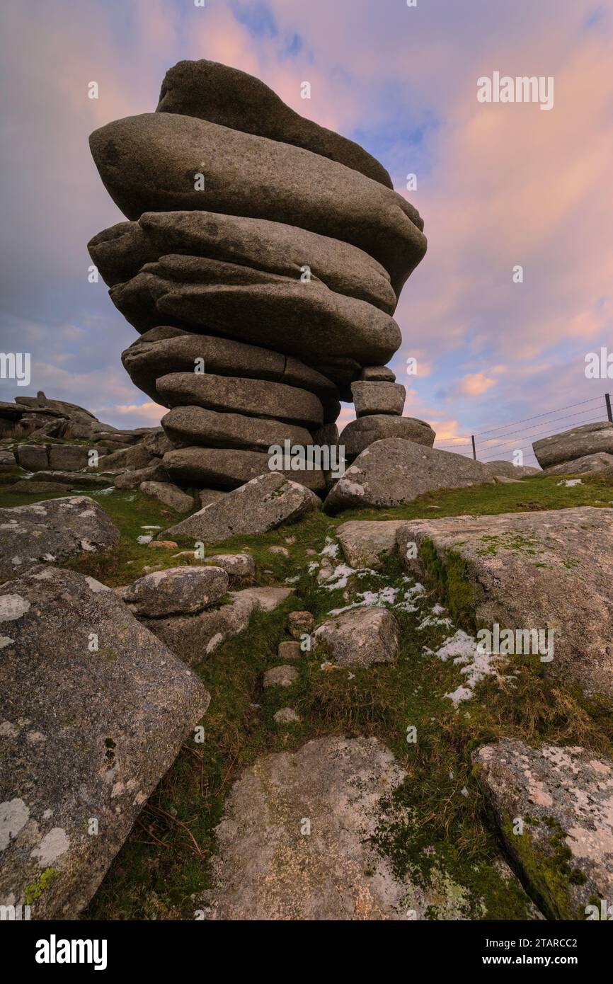 The Cheesewring Bodmin Moor Stock Photo - Alamy