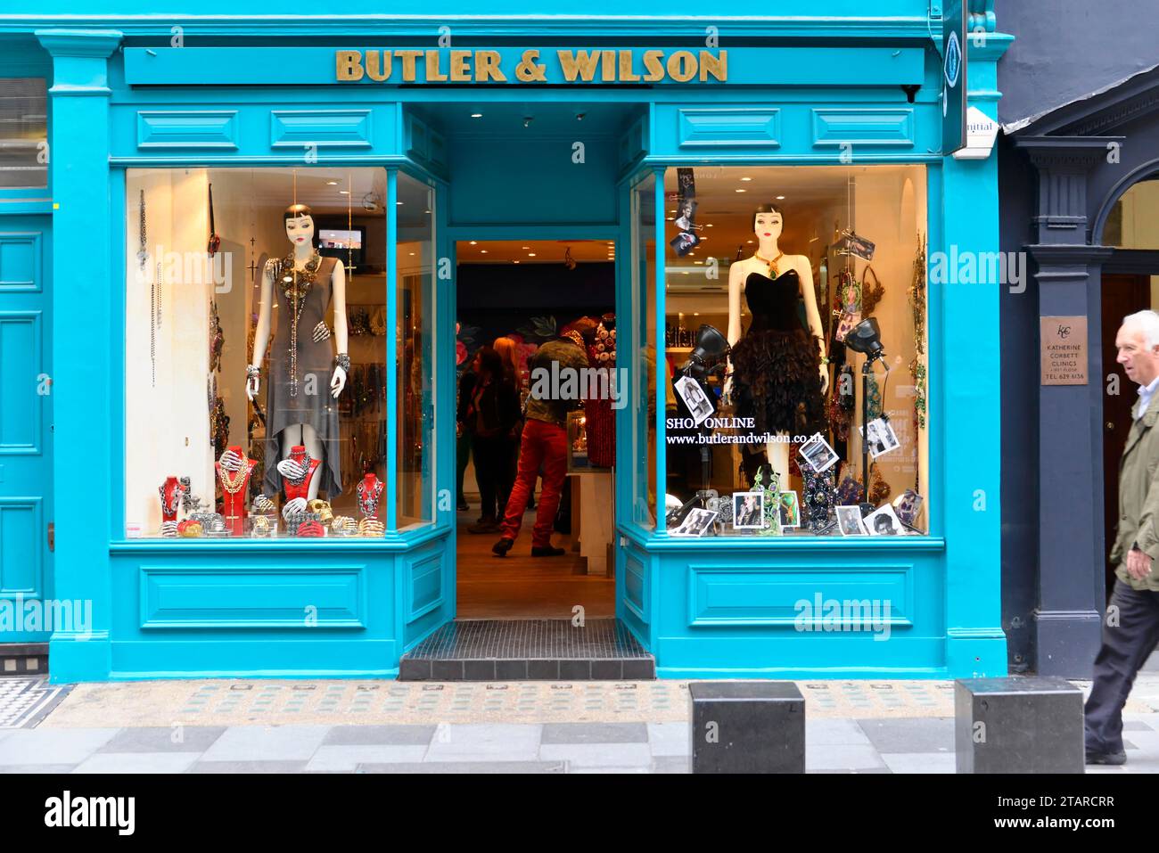 Shop window, Butler & Wilson, womenswear, 189 Fulham Rd, London, London ...