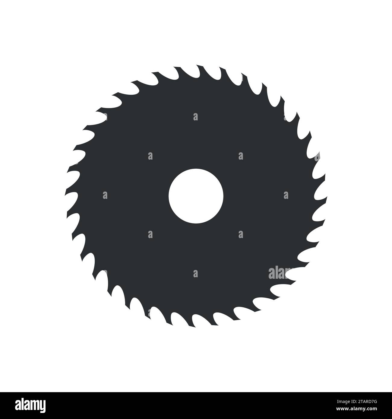 Circular saw isolated on Stock Vector Images - Alamy