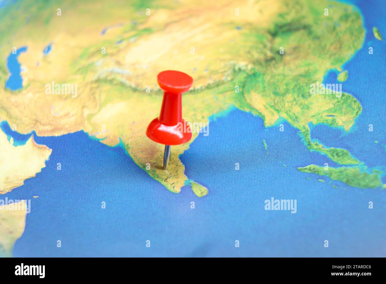 India political map hi-res stock photography and images - Alamy