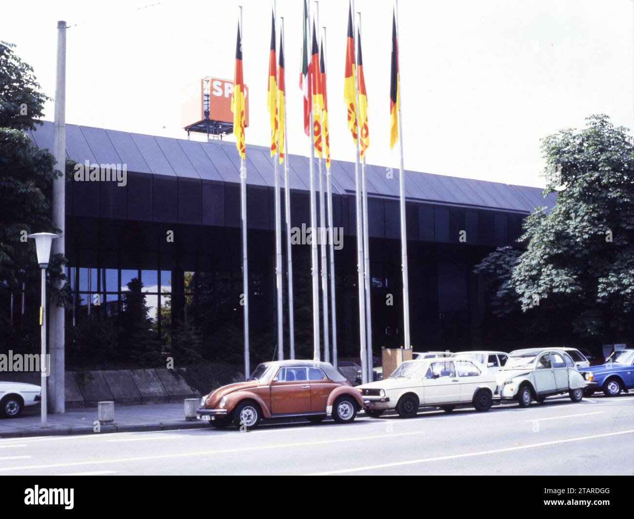 DEU, Germany: The historical slides from the 84-85 r years, Bonn. SPD ...