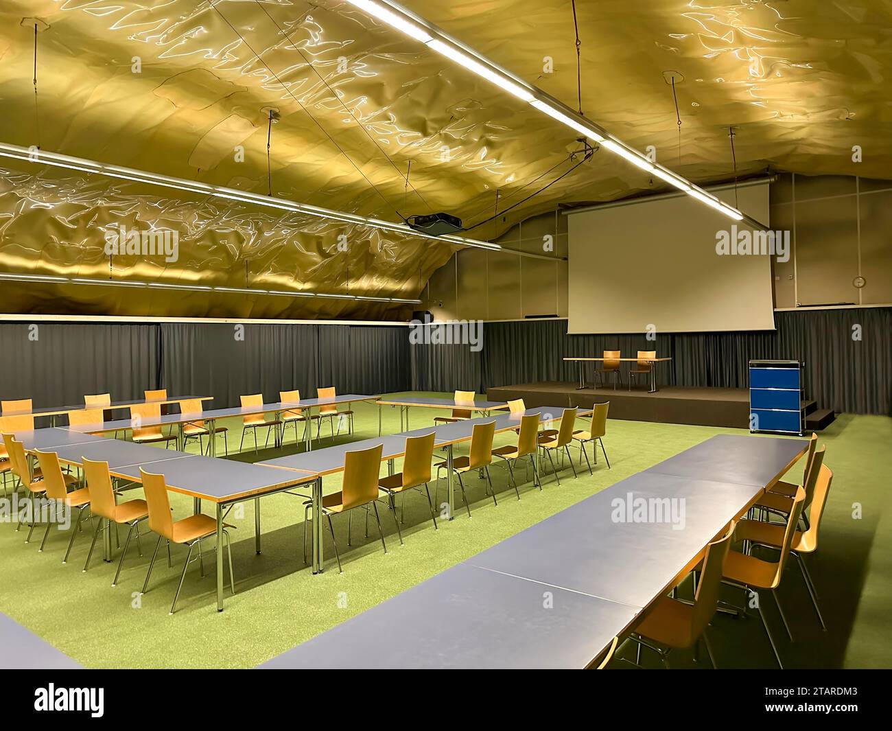 Conference Hall in an Underground Tunnel in Switzerland Stock Photo - Alamy