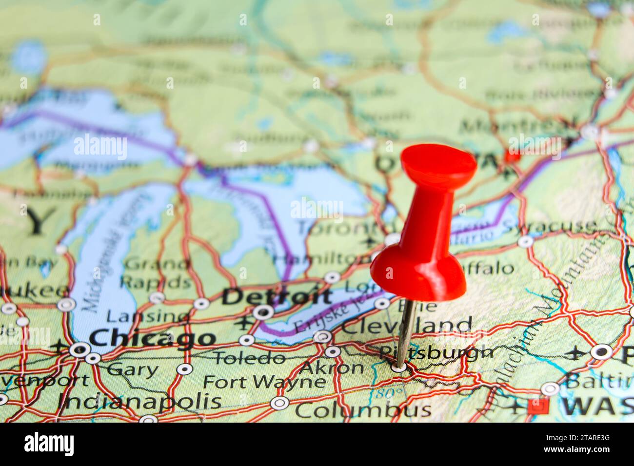 Pennsylvania map pin country hi-res stock photography and images - Alamy