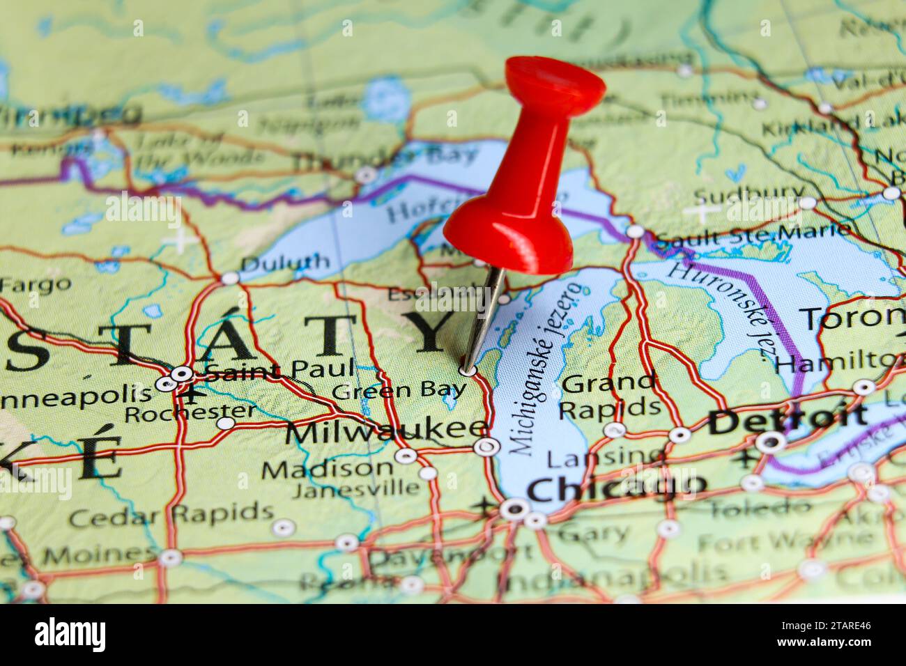 Mapa Del Centro De Green Bay