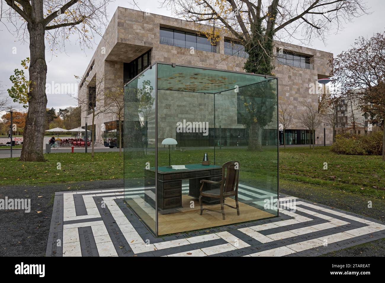 Adorno monument by Vadim Zakharov on Theodor-W.-Adorno-Platz at Goethe ...