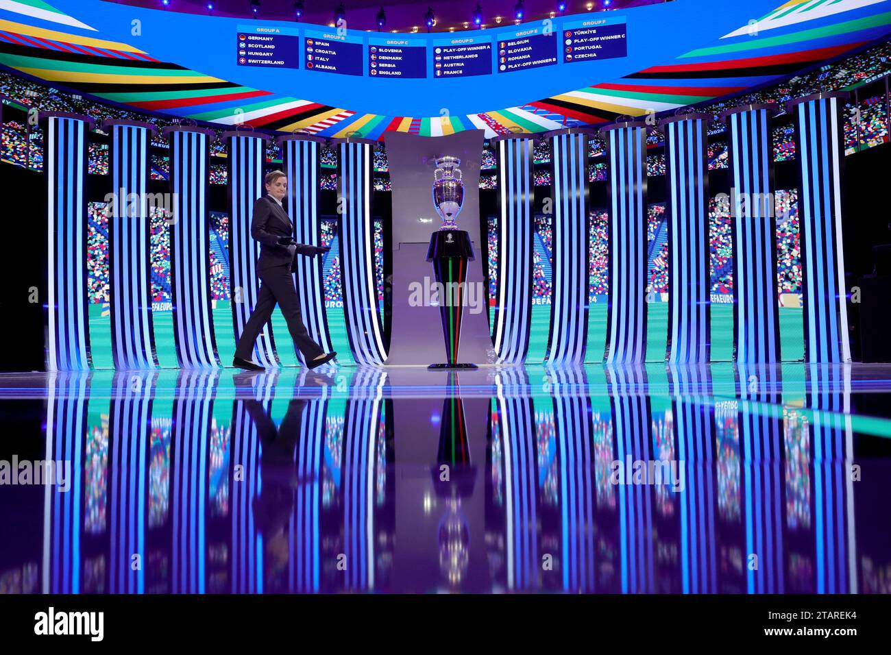 Hamburg, Germany. 02nd Dec, 2023. Soccer: European Championship, draw ...