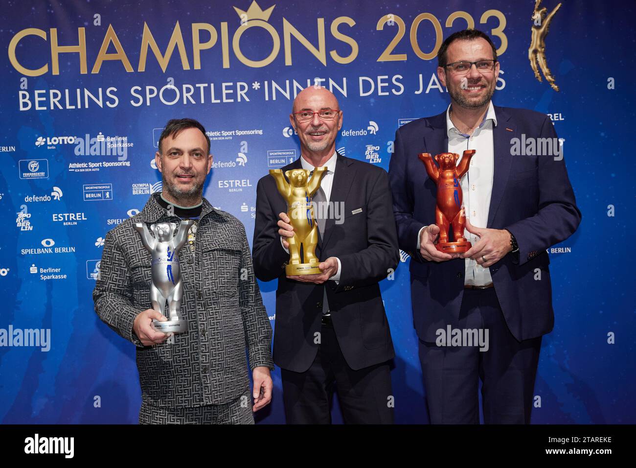 Berlin, Germany. 02nd Dec, 2023. Bob Hanning (l-r), Füchse manager ...