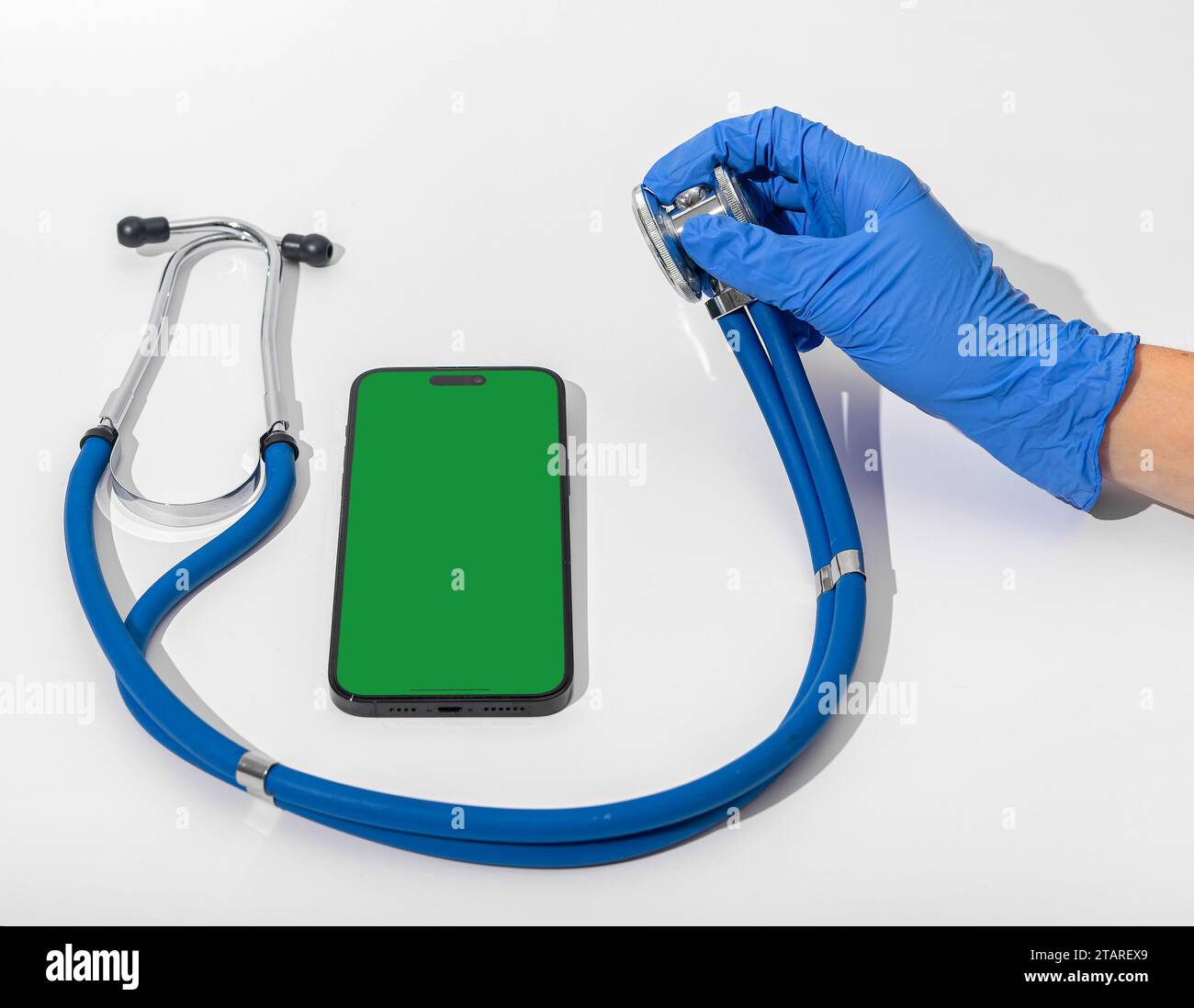 Berlin Germany November 1 2023 Mobile phone screen mockup for medical ...