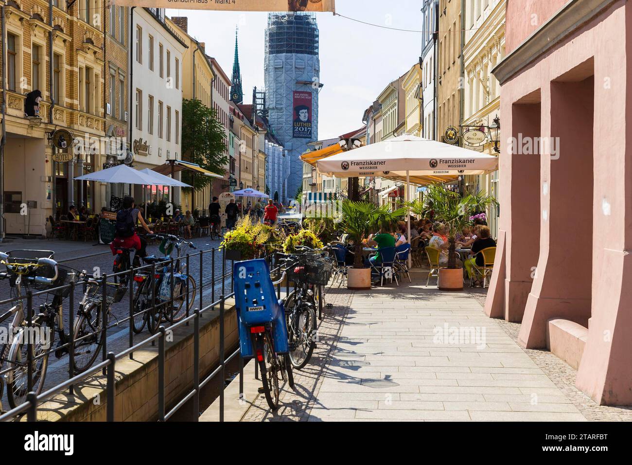 Wittenberg city centre Stock Photo - Alamy
