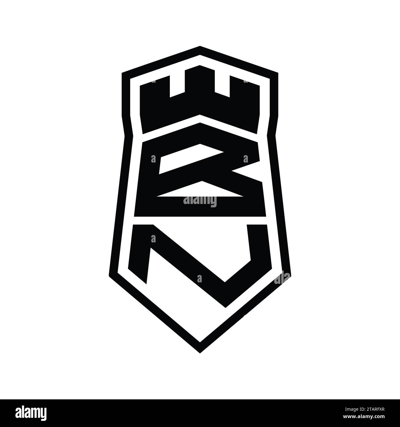 Clash Of Clans Shield Logo Black And White