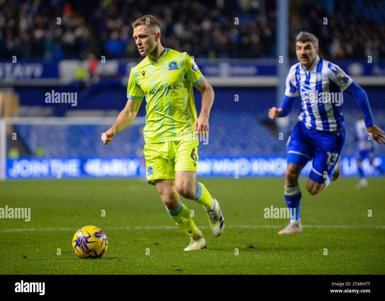Sondre Tronstad #6 of Blackburn Rovers during the Sky Bet Championship ...
