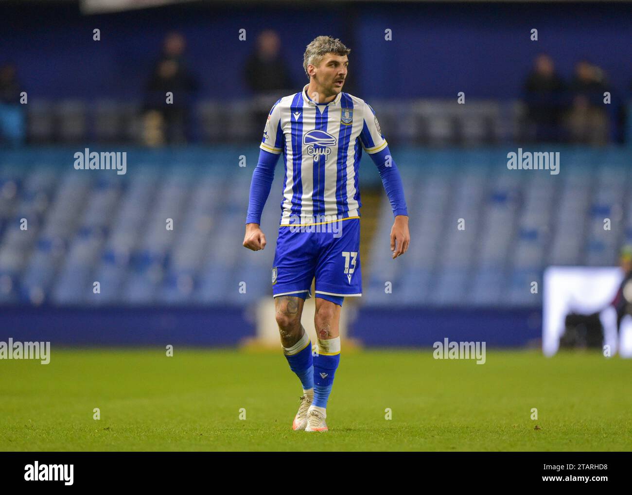 Callum Paterson #13 of Sheffield Wednesday during the Sky Bet ...
