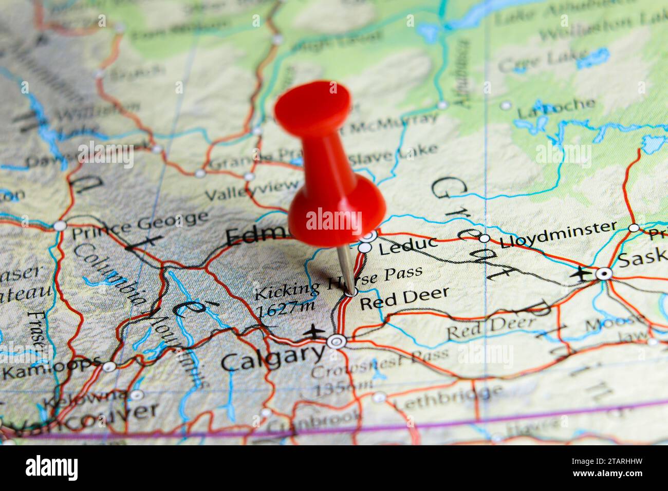 Map of red deer hi-res stock photography and images - Alamy