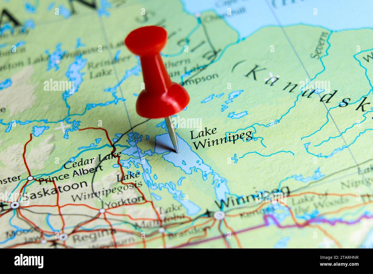 Lake Winnipeg Map Canada