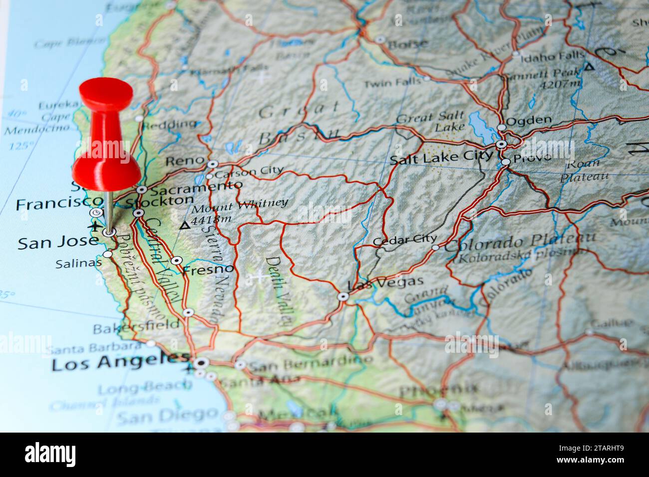 Map Of California San Jose