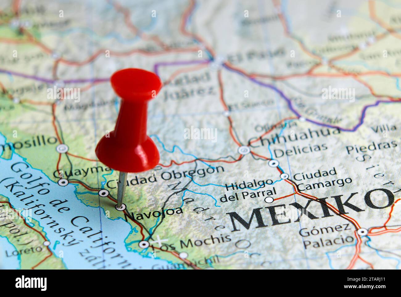 Sonora mexico map hi-res stock photography and images - Alamy