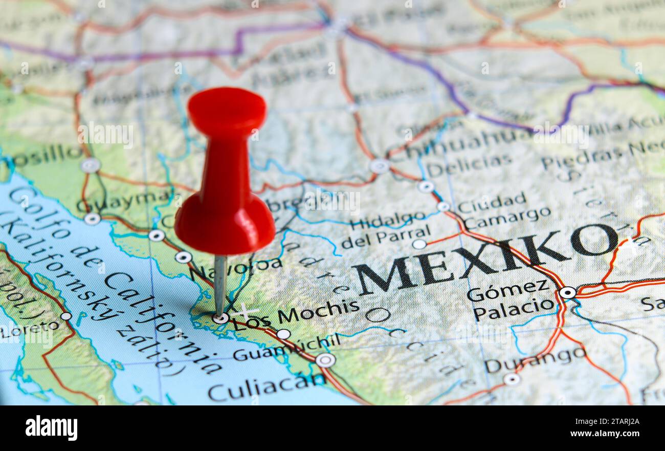 Map of los mochis hi-res stock photography and images - Alamy