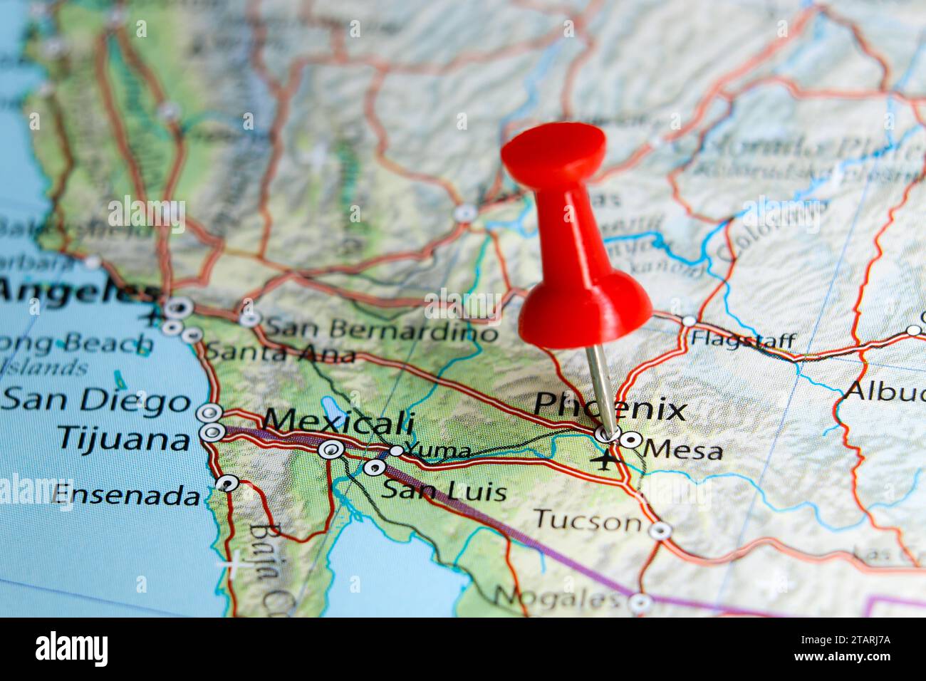 Political map arizona hi-res stock photography and images - Alamy