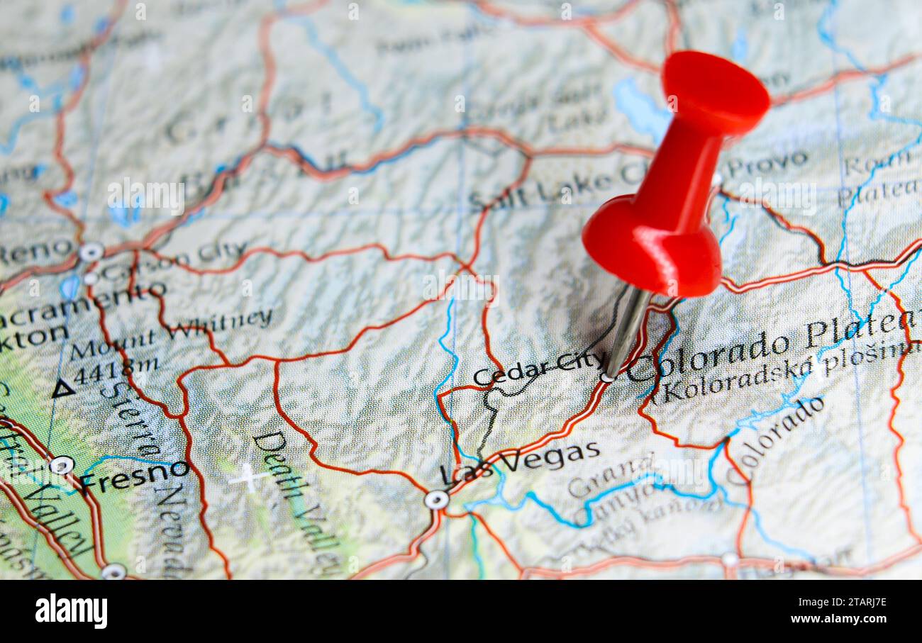 Cedar city utah map hi-res stock photography and images - Alamy