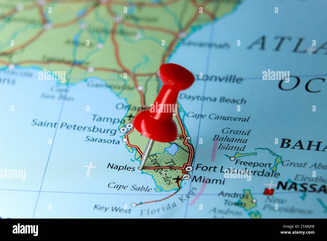 Naples florida map hi-res stock photography and images - Alamy