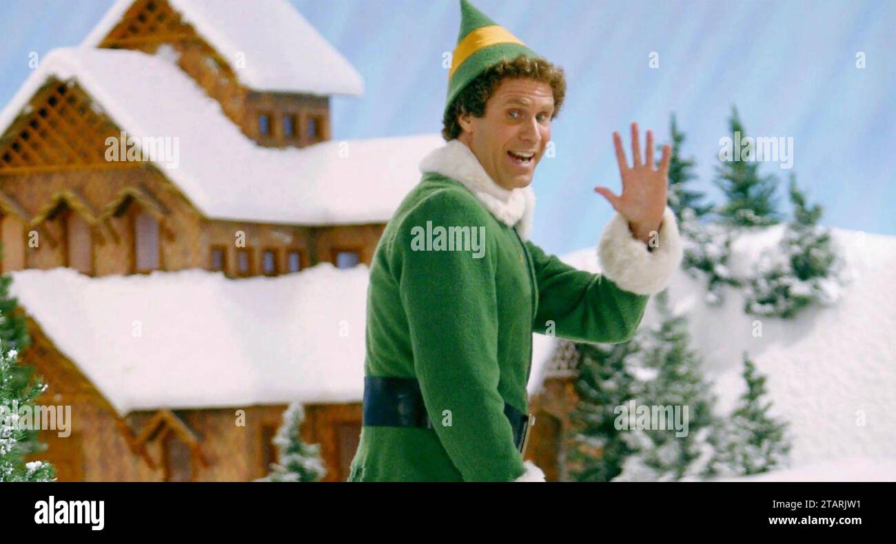 ELF 2003 New Line Cinema film with Will Ferrell Stock Photo - Alamy
