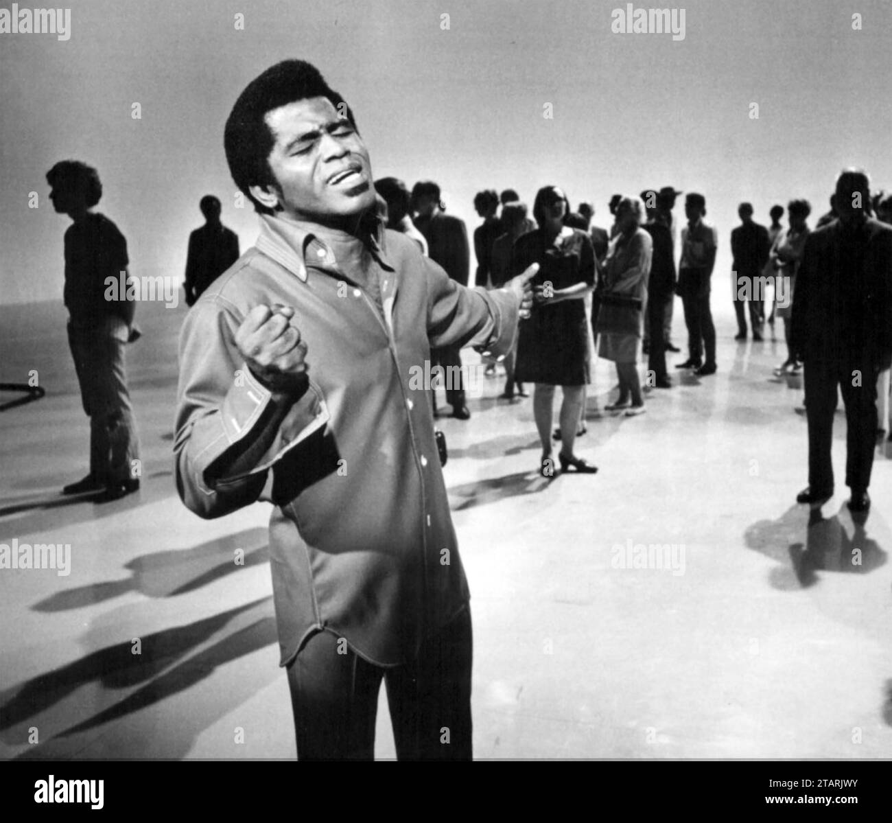 JAMES BROWN (1933-2006) Promotional photo of American funk musician ...
