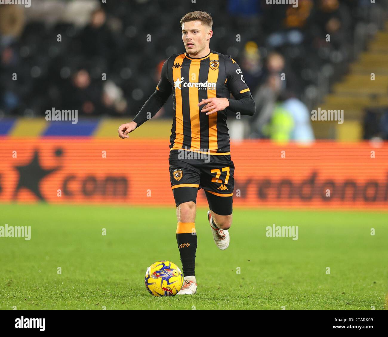 Regan Slater of Hull City during the Sky Bet Championship match Hull ...