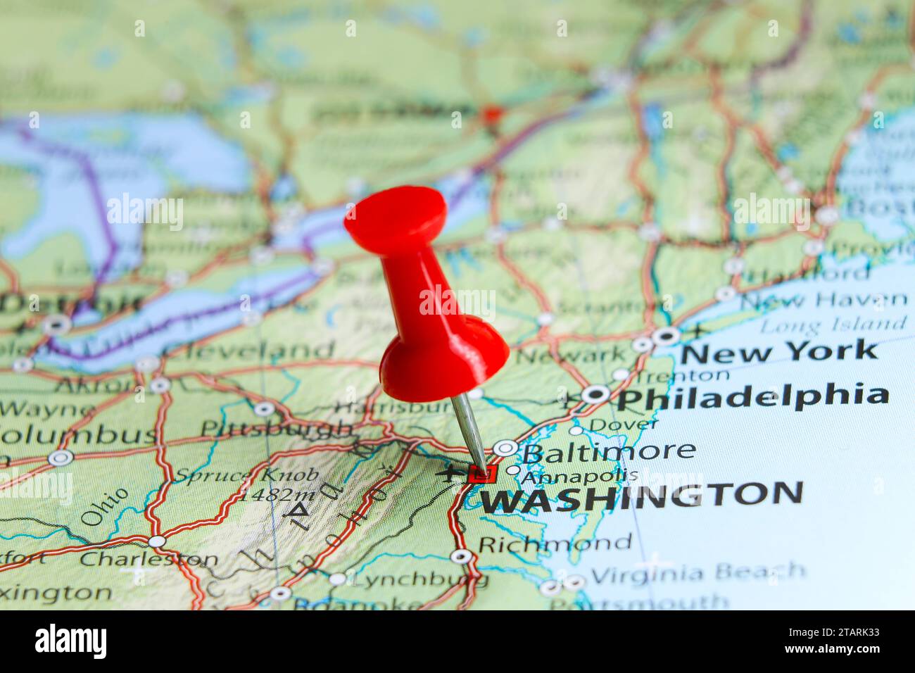Dc state map hi-res stock photography and images - Alamy