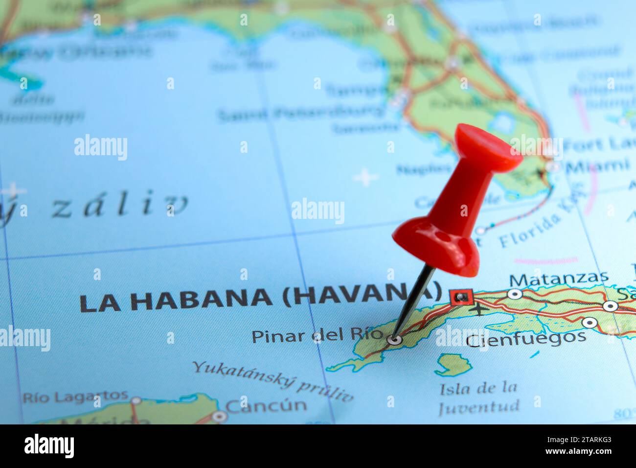 Pinar del rio cuba map hi-res stock photography and images - Alamy