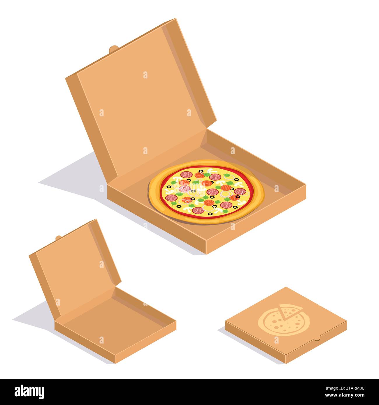 Empty brown restaurant in Stock Vector Images - Alamy