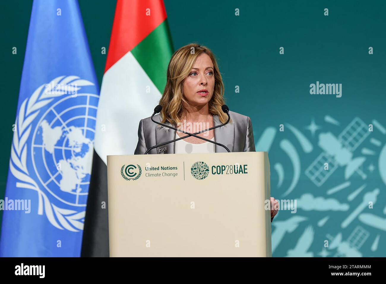 Dubai, United Arab Emirates. 02nd Dec, 2023. Italy's Prime Minister ...