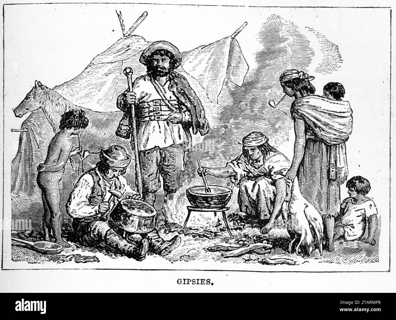 Gypsies 19th century hi-res stock photography and images - Alamy