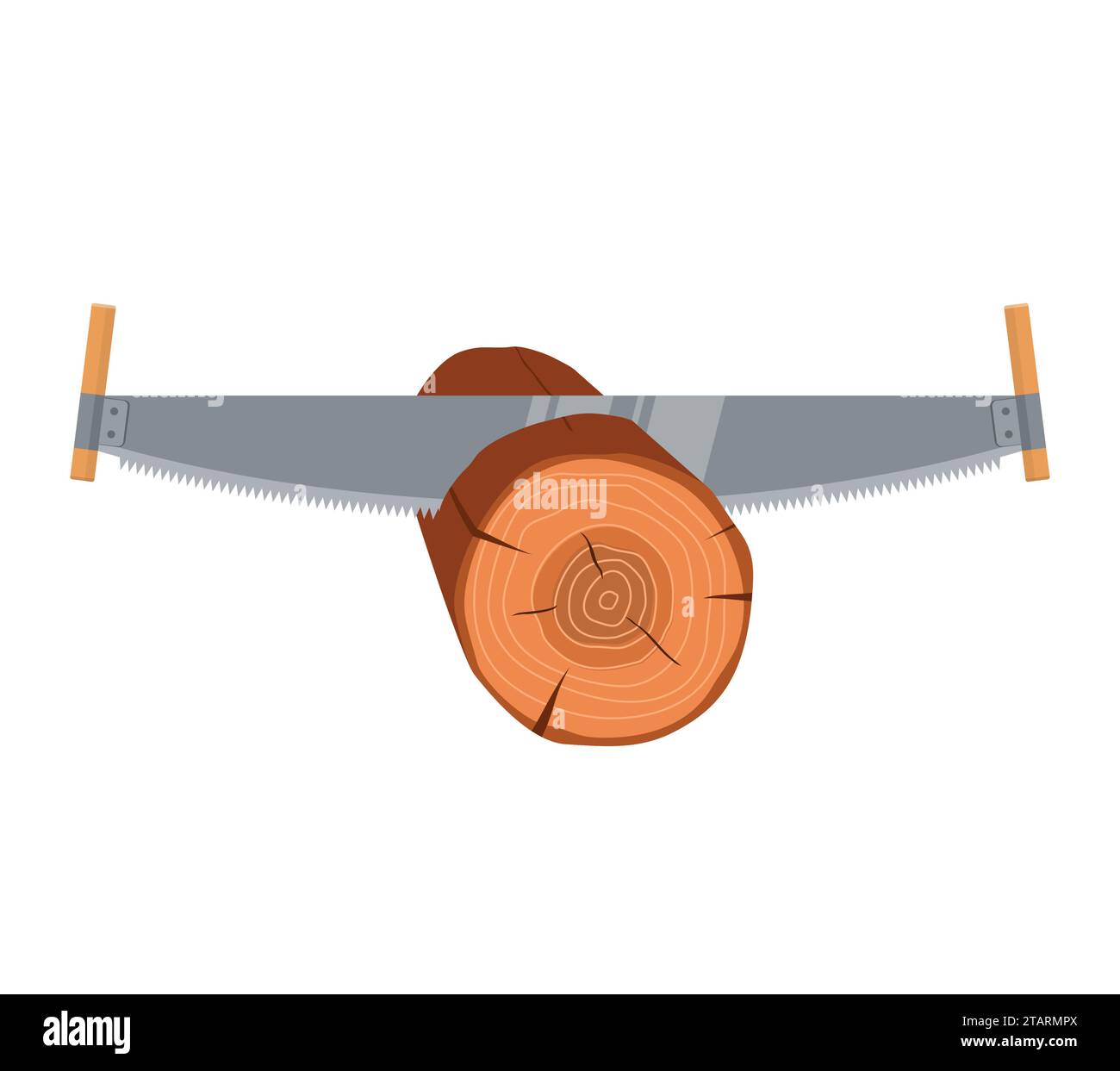 Sawing hand saw wooden Stock Vector Images - Alamy