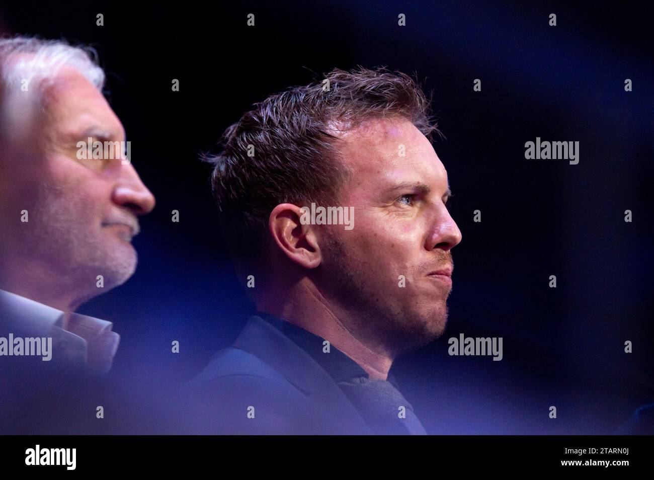 Julian Nagelsmann (Deutschland, Bundestrainer) angespannt bei der ...