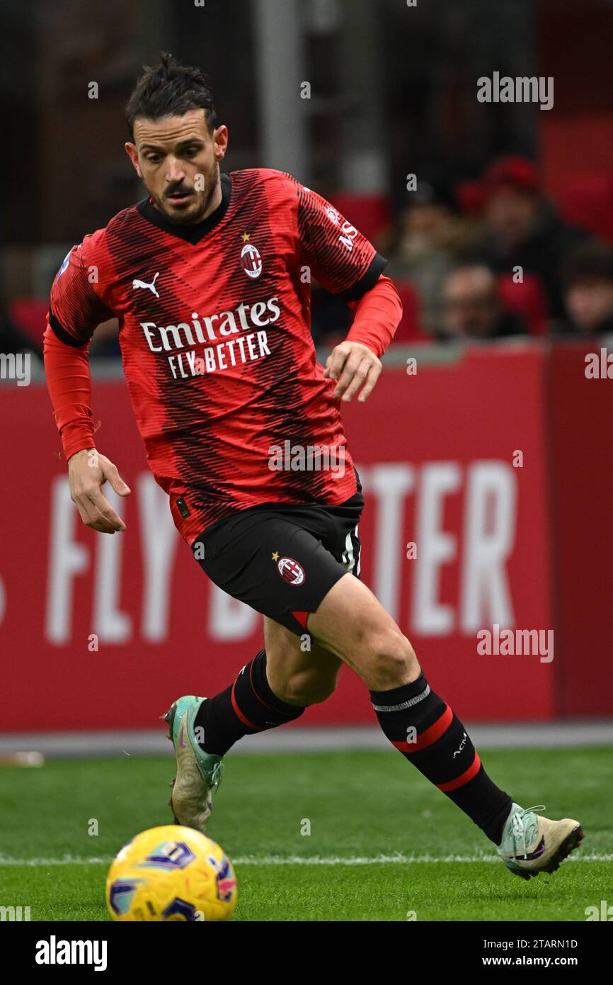 Alessandro Florenzi of AC Milan during the Italian Serie A football ...