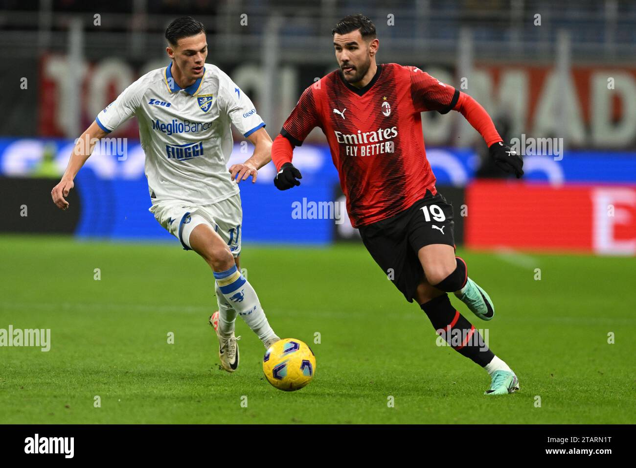 Théo Hernández of AC Milan during the Italian Serie A football match ...