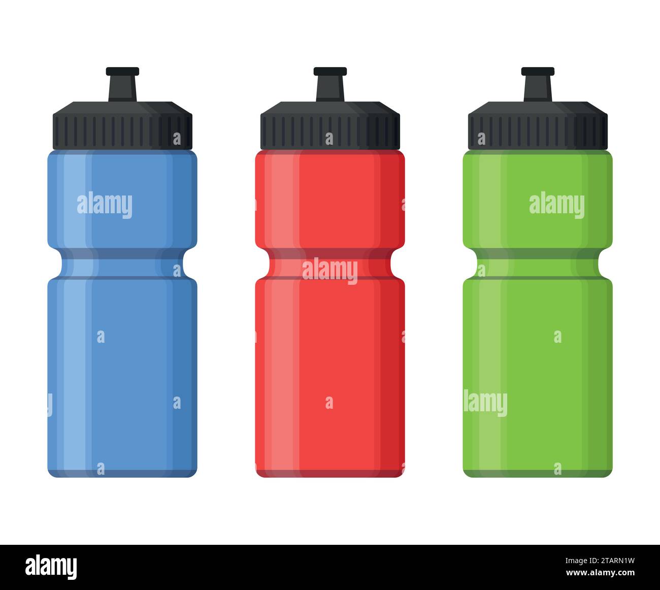 Sport bottles icon for water icon in flat style isolated on white ...