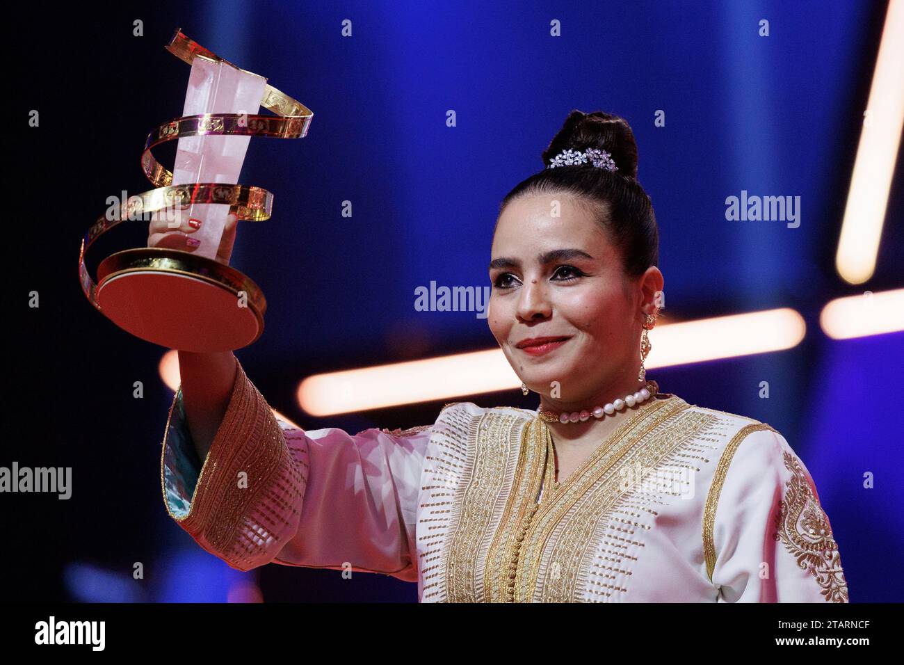 Director Asmae El Moudir, winner of the Etoile de Marrakech Prize for the film 'The Mother of ...