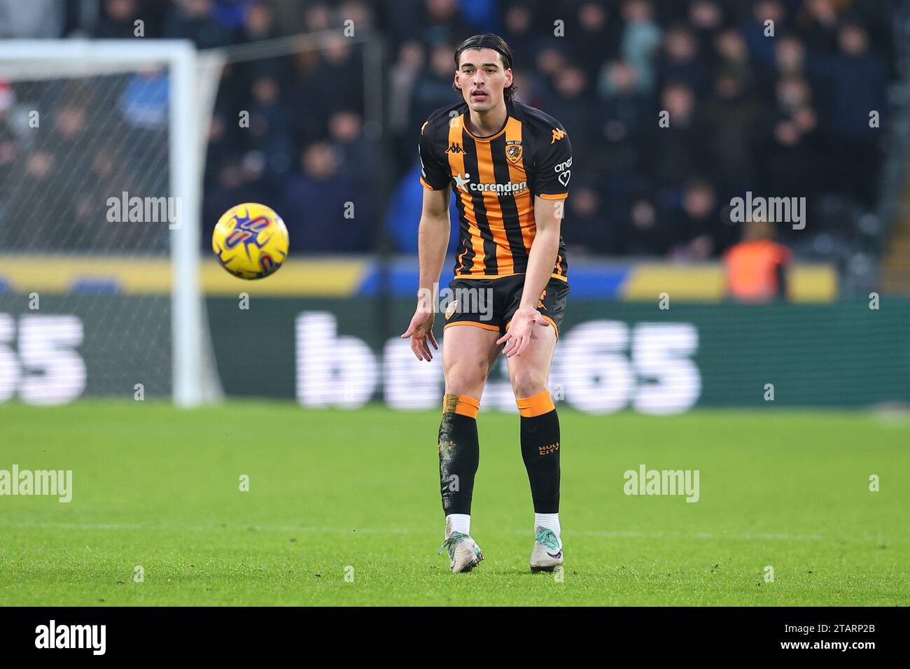Jacob Greaves of Hull City during the Sky Bet Championship match Hull ...