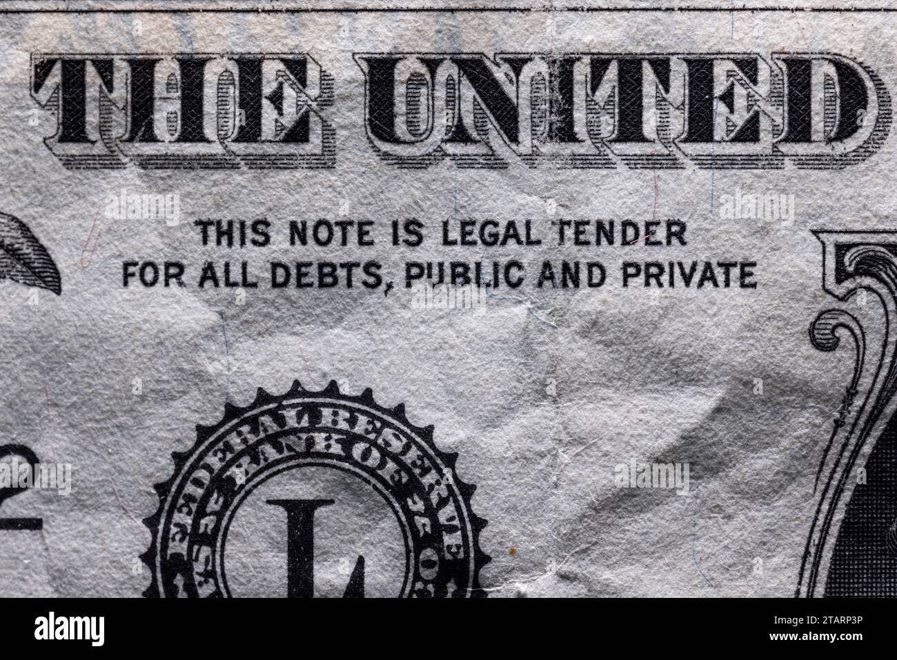 Macro image of a one dollar bill as a conept Stock Photo - Alamy