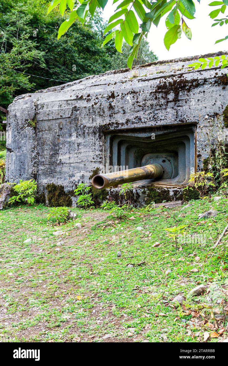 travel to Georgia - Second World War bunker in Skurdidi village in ...