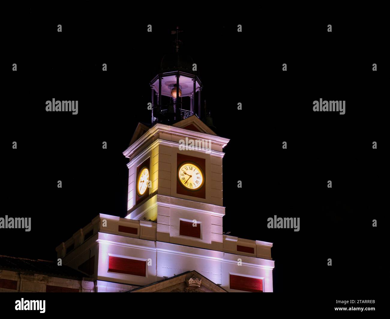Bell tower of puerta del sol hi-res stock photography and images - Alamy