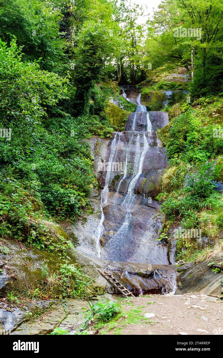 travel to Georgia - Kevin Waterfall near Kedkedi village in Adjara on ...