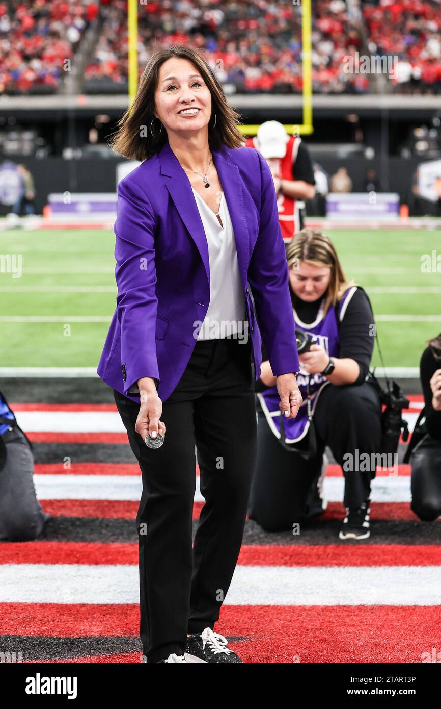 Las Vegas, NV, USA. 02nd Dec, 2023. Mountain West Commissioner Gloria ...