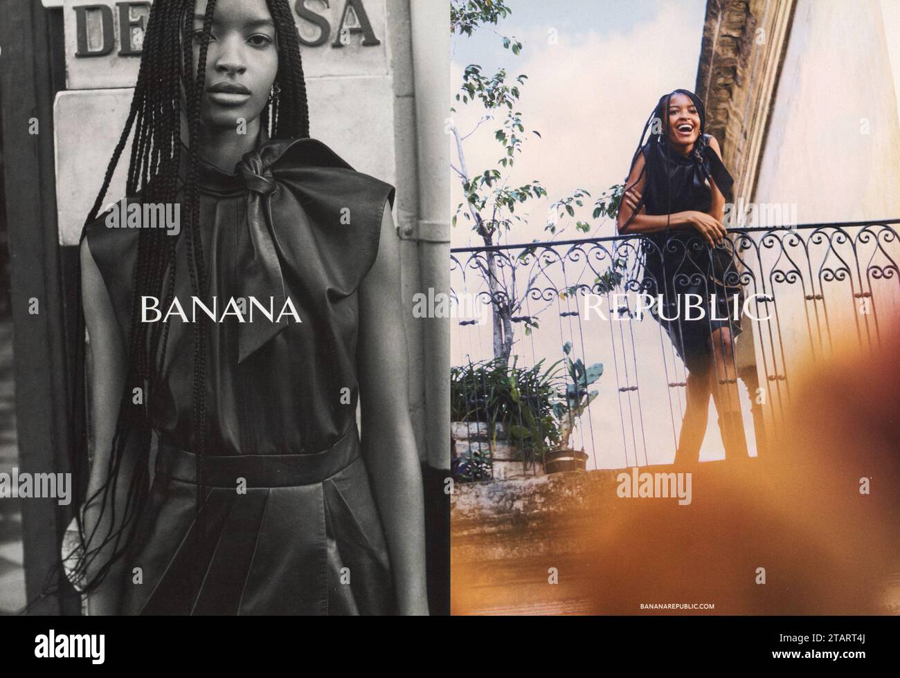 Vogue October 2023 magazine issue advert, USA Stock Photo - Alamy