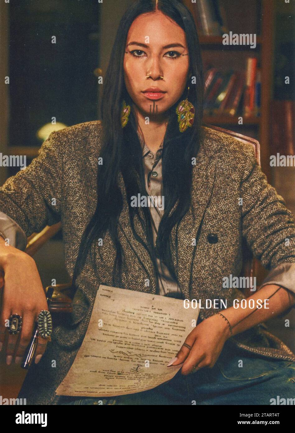 Vogue October 2023 magazine issue advert, USA Stock Photo - Alamy