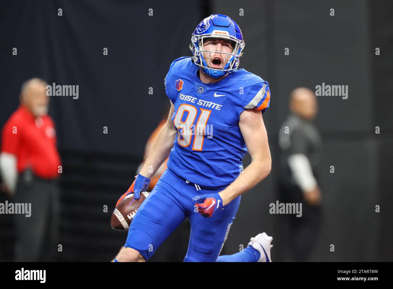 Las Vegas, NV, USA. 02nd Dec, 2023. Boise State Broncos wide receiver ...